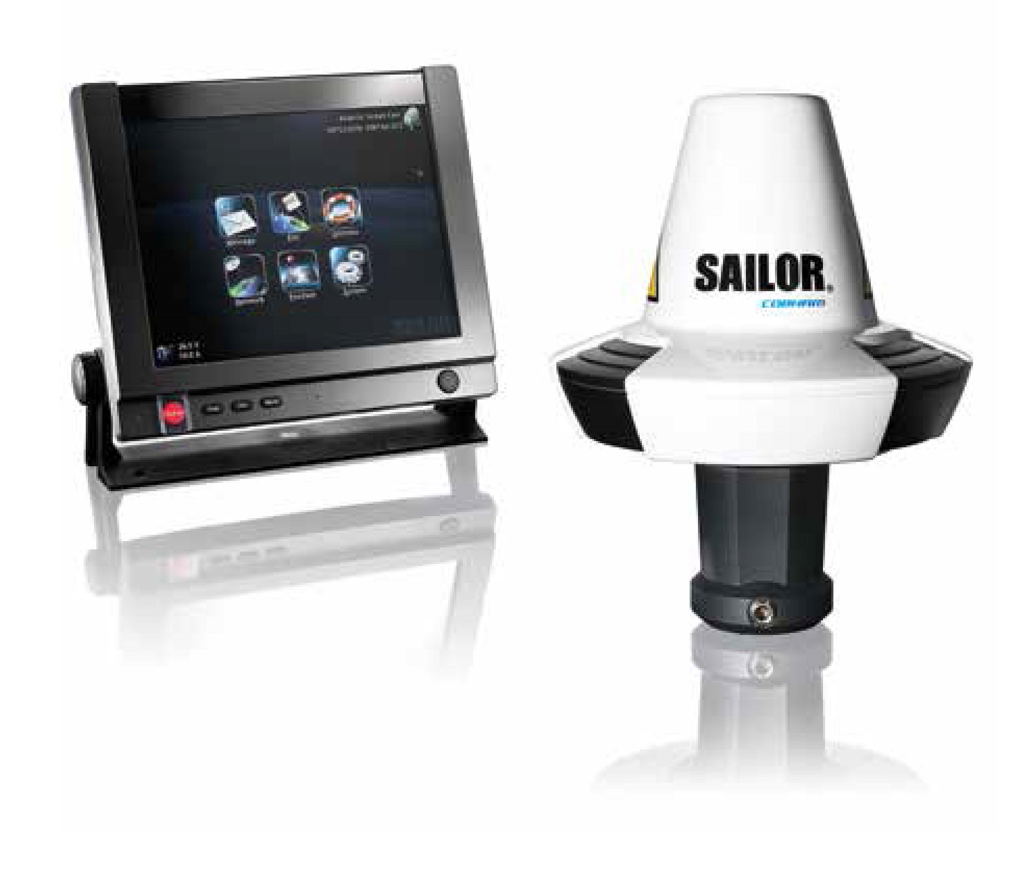El sistema SAILOR 6110 mini-c GMDSS es el primer sistema de transceptor ...